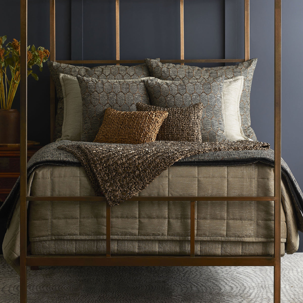 Inro Decorative Pillow | The Met x Ann Gish | Luxury Bedding