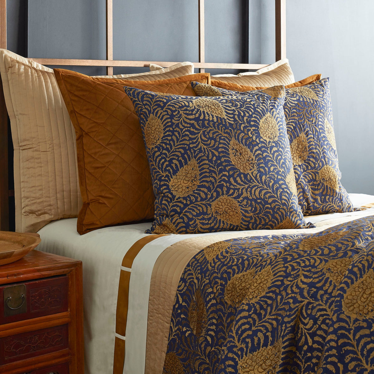 Velvet Coverlet Set - Amber – Ann Gish