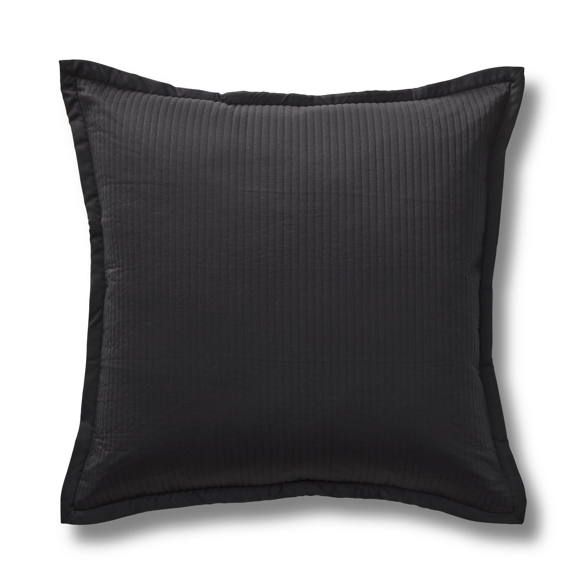 Linea Coverlet Set - Black | Ann Gish Luxury Linens and Bedding