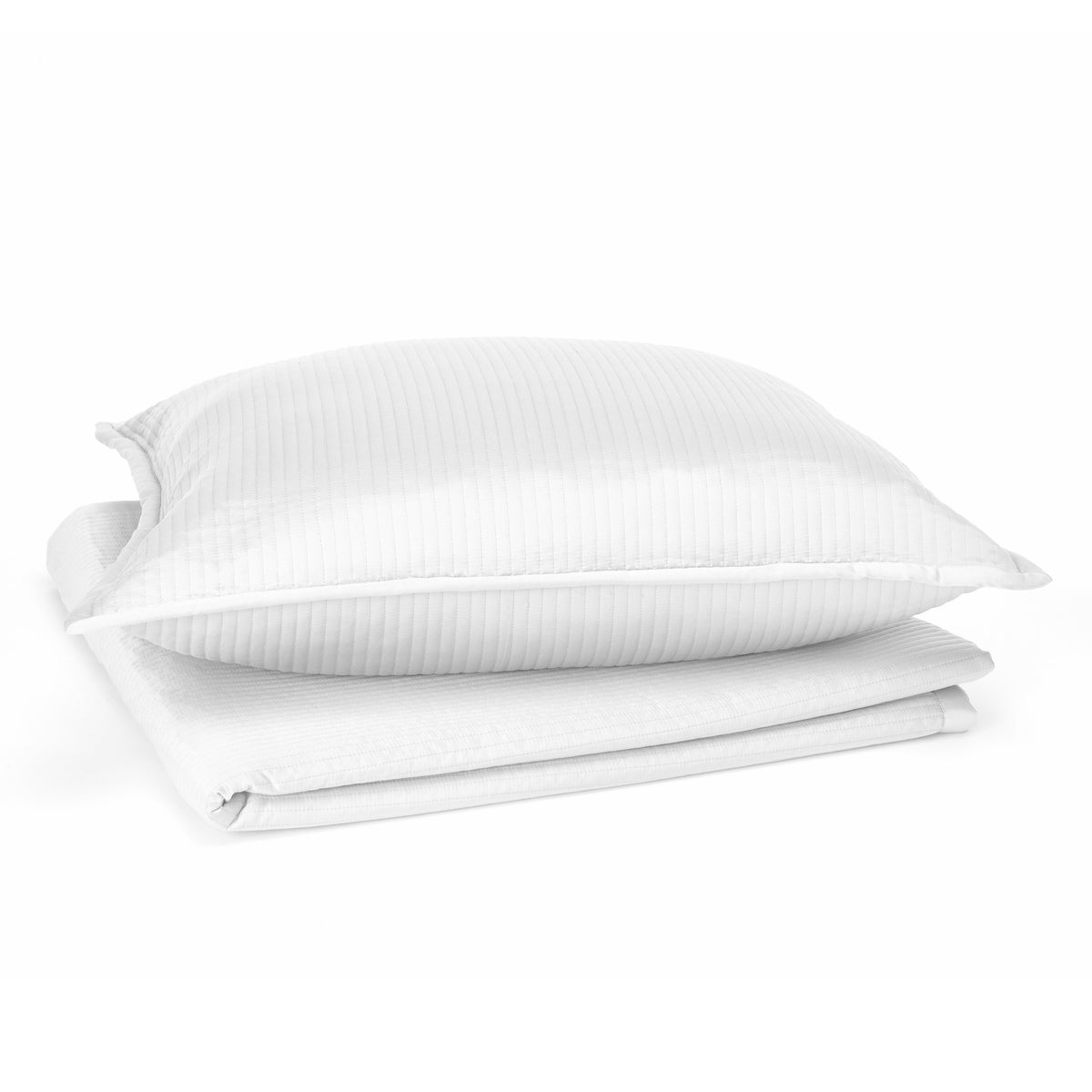 Linea Coverlet Set White Ann Gish linea-coverlet-set-white-ann-gish